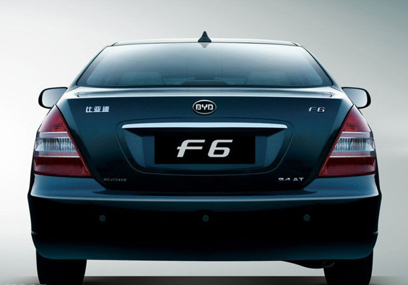 BYD F6 technical specifications and fuel economy